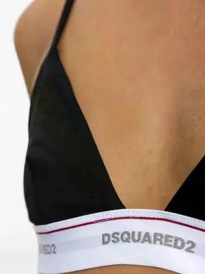 Dsquared2 Logo-underband Triangle Bra