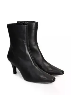 THE SELLER Square-toe Ankle Boots - Black