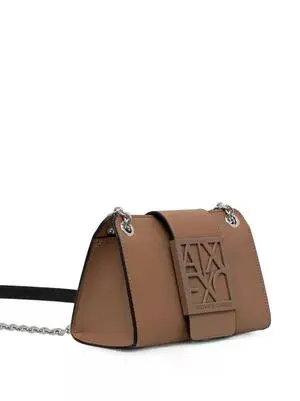 Armani Exchange Logo-plaque Chain-link Cross Body Bag