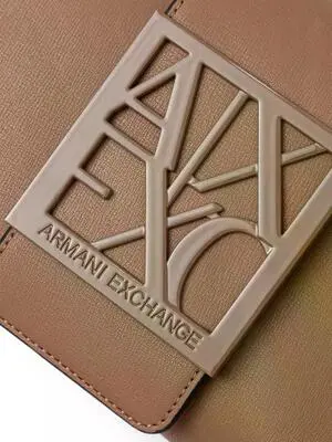 Armani Exchange Logo-plaque Chain-link Cross Body Bag