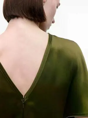 Victoria Beckham Bela Slit-sleeve Top