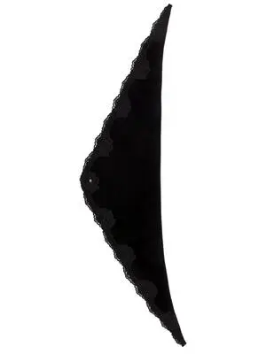 Valentino Garavani Vlogo Lace-trim Scarf