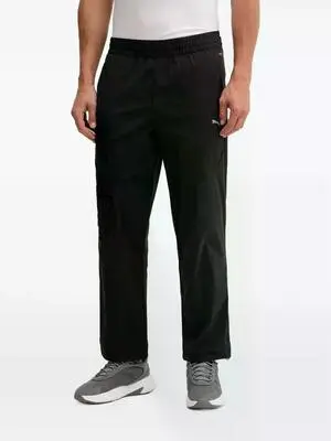 PUMA Logo-print Cargo Pants - Black