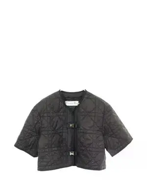 Dior Macro Cannage Quilted Cropped Jacket