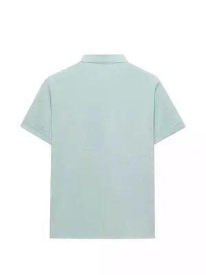 Shanghai Tang Shou Frog-button Piqué Polo Top