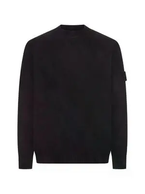 Stone Island Crew Neck Sweater - Black