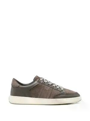 FERRAGAMO Panelled Leather Sneakers