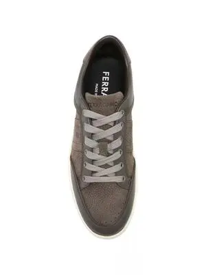 FERRAGAMO Panelled Leather Sneakers