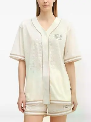 FILA Villanova Logo-print Mesh-knit T-shirt