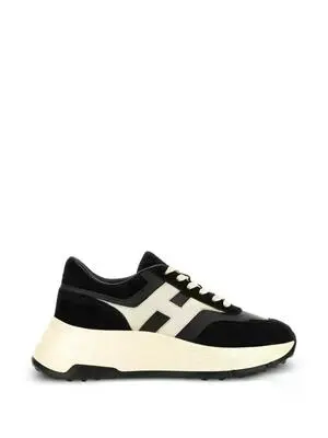 Hogan Logo-patch Panelled Sneakers