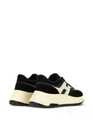 Hogan Logo-patch Panelled Sneakers