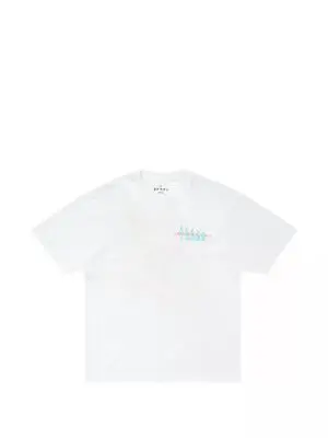 Edwin Float Graphic-print Cotton T-shirt - White