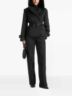 Manière De Voir Kassidy Trench Coat - Black