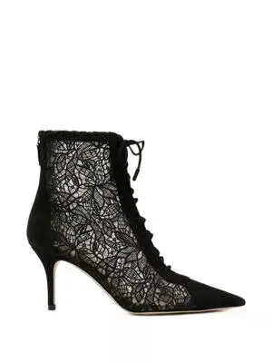 ARTEANA Venezia Lace-up Heeled Ankle Boots