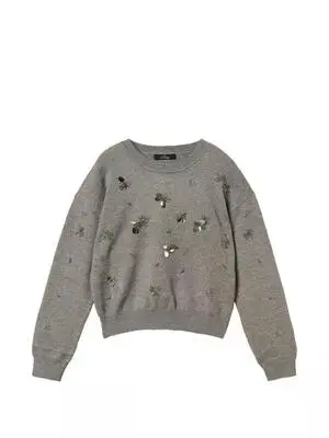 TWINSET Embroidered Crew Neck Sweater