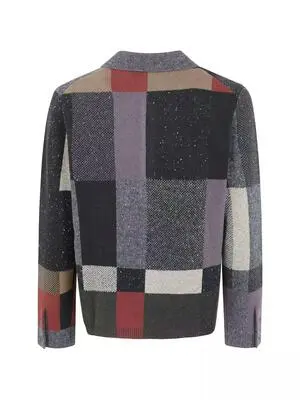 Paul Smith Patchwork Pattern Cardigan