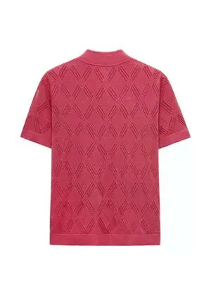 Shanghai Tang Silk Openwork Knit Top