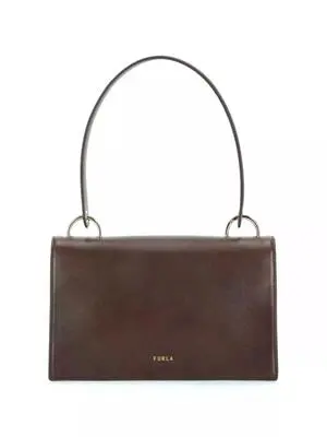 Furla Tortoiseshell-effect Logo-plaque Shoulder Bag