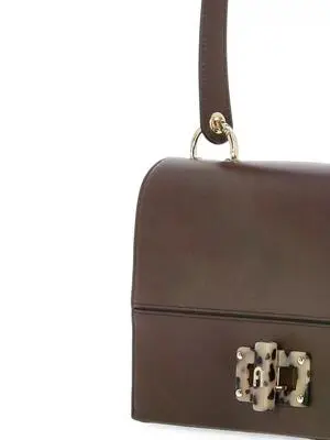 Furla Tortoiseshell-effect Logo-plaque Shoulder Bag