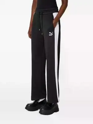 PUMA Iconic T7 Logo-embroidered Side-stripe Track Pants