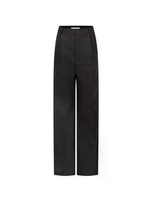 Victoria Beckham Ethel Wide-leg Trousers - Grey