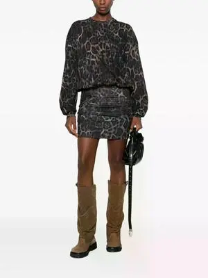 Just Cavalli Leopard-print Mini Dress