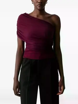 Bardot Harley One-shoulder Ruched Top