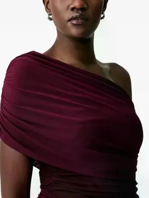 Bardot Harley One-shoulder Ruched Top