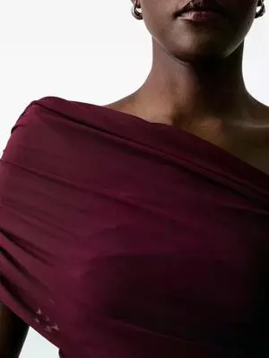 Bardot Harley One-shoulder Ruched Top