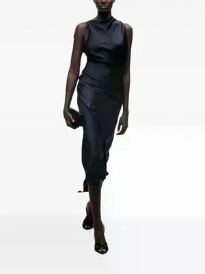 Victoria Beckham Kyra Draped Midi Dress