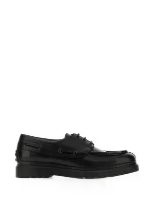 TOD'S Lace-up Leather Boat Shoes