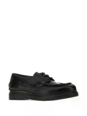 TOD'S Lace-up Leather Boat Shoes