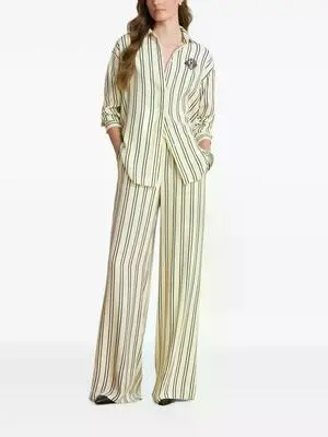 Ralph Lauren Striped Embroidered Logo Shirt