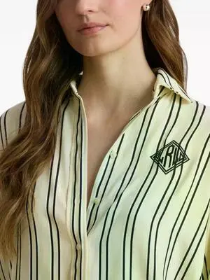 Ralph Lauren Striped Embroidered Logo Shirt