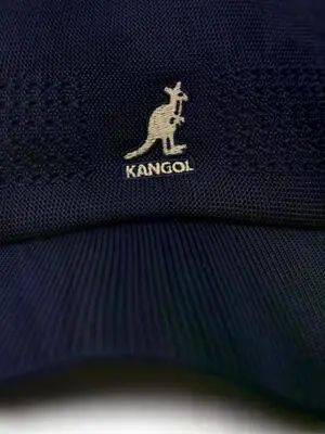 KANGOL Logo-embroidered Mesh-knit Baseball Cap - Blue