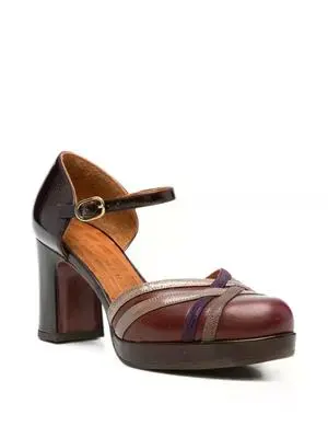 Chie Mihara Dedana Platform Heeled Pumps - Red