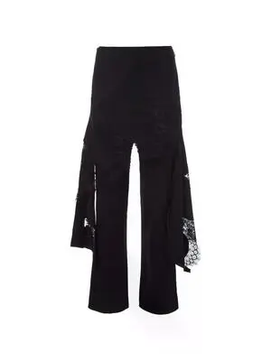 Monse Lace-hem Deconstructed Trousers