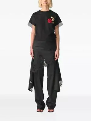Monse Lace-hem Deconstructed Trousers