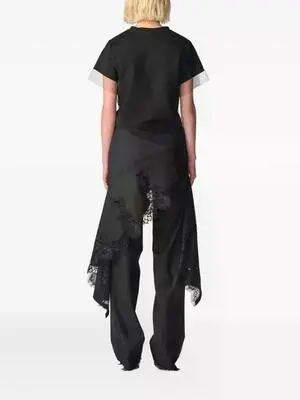Monse Lace-hem Deconstructed Trousers