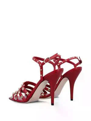 Valentino Garavani Rockstud Kidskin Sandal 100mm