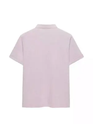 Shanghai Tang Shou Mandarin-collar Knot-button Polo Top