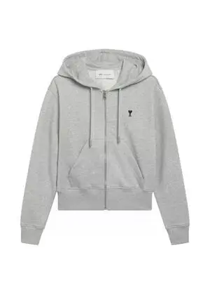 AMI Paris De Coeur Zip-up Hoodie