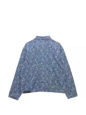 HONOR THE GIFT Floral-jacquard Shirt Jacket