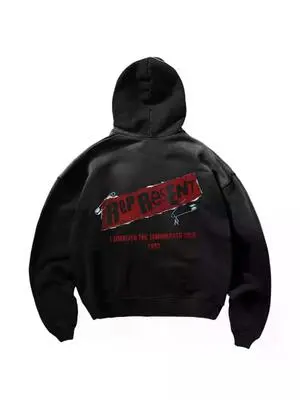 REPRESENT Graphic Print Drop-shoulder Hoodie