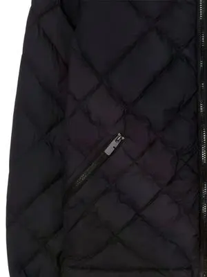 Burberry Check-stitch Nylon Doversgreen Puffer Jacket