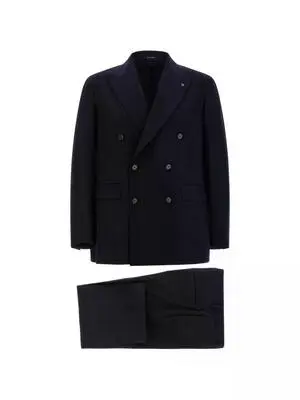 Tagliatore New York Double-breasted Suit - Blue