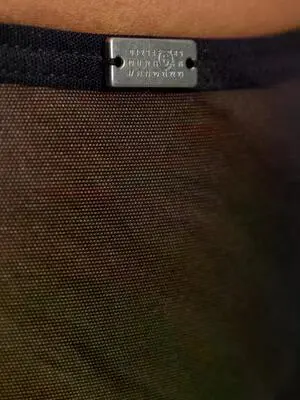 MAISON MARGIELA Logo-plaque Mesh Briefs
