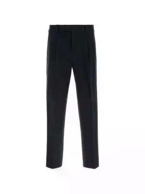 Zegna Pleated Straight-leg Trousers