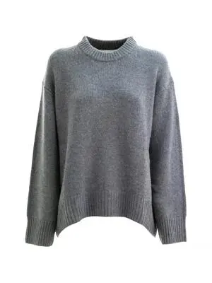 LISA YANG Ribbed-knit Crew-neck Sweater