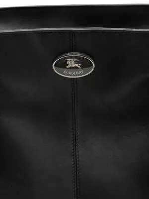 Burberry Knight Stamp Leather Tote Bag